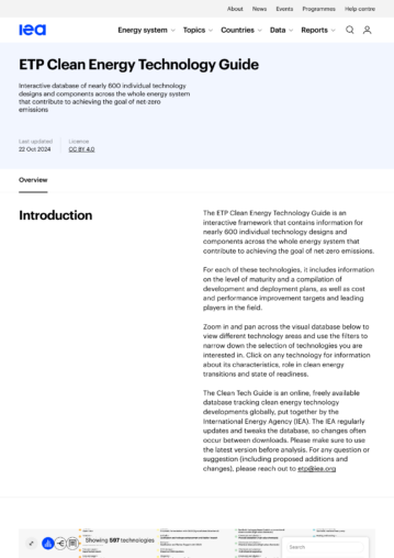 ETP Clean Energy Technology Guide – Global South Just Energy Transition ...
