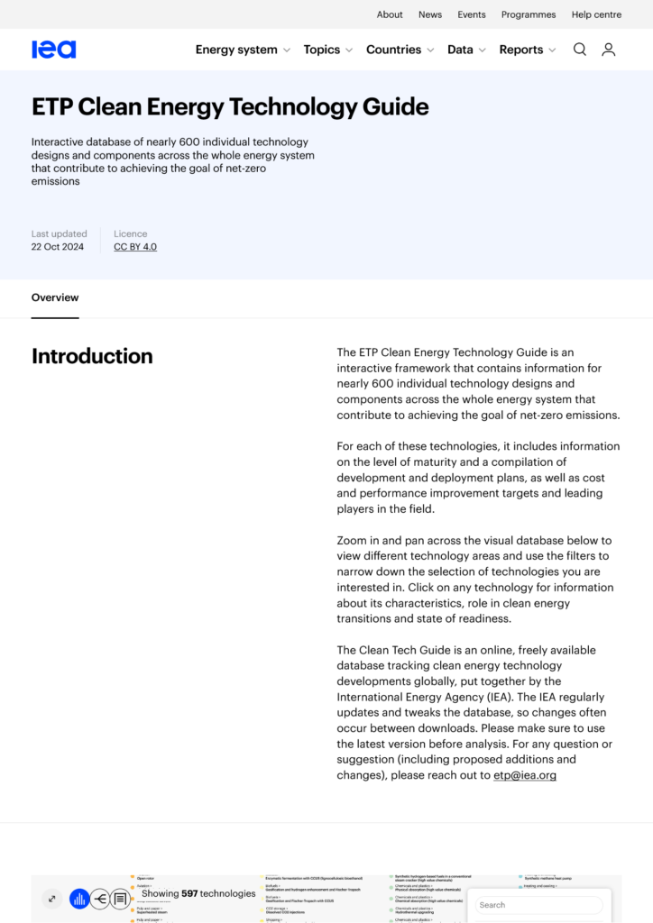 ETP Clean Energy Technology Guide – Global South Just Energy Transition ...